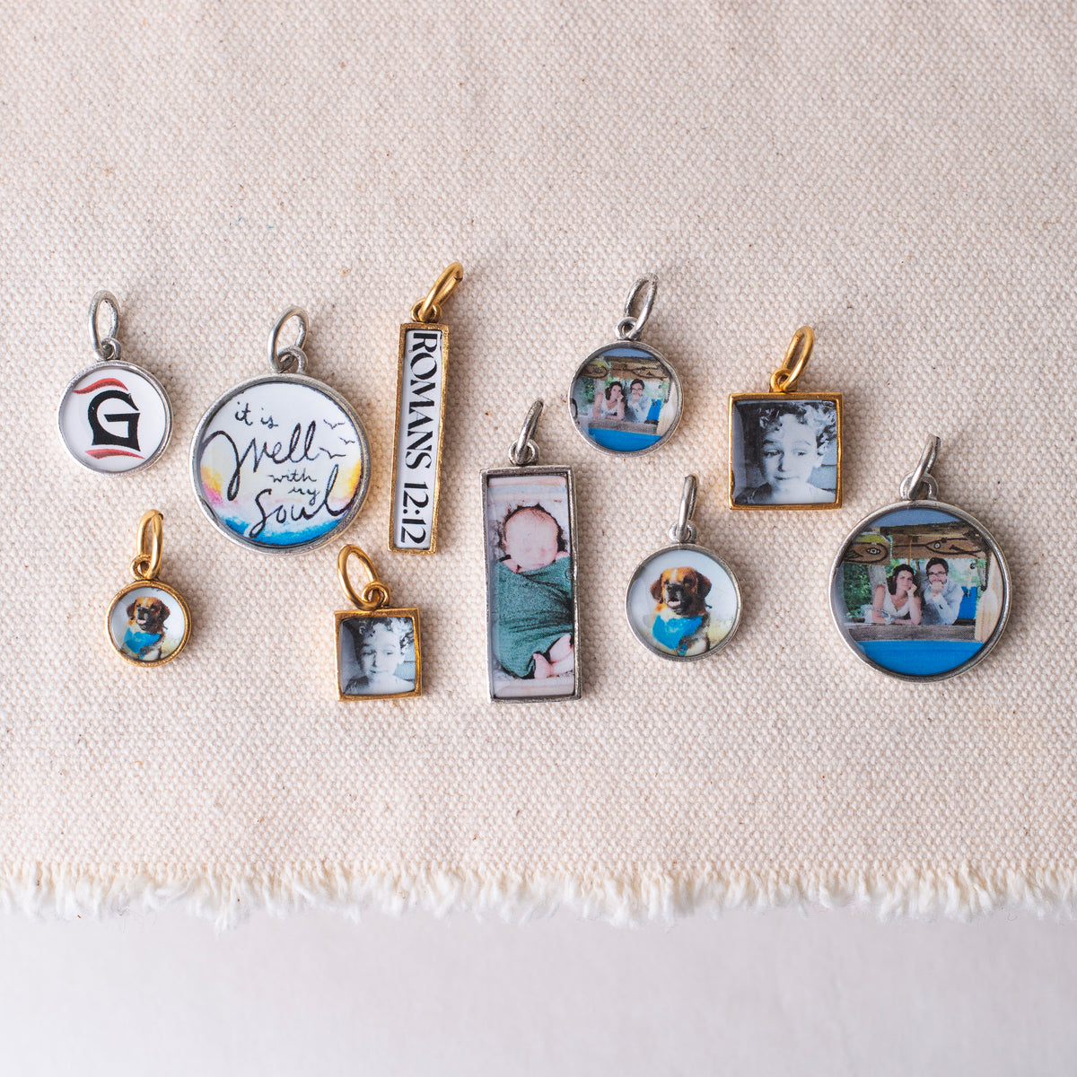 Custom Square Photo Charms – Bel Kai